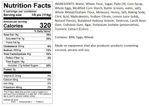 8-inch Lemon Crunch Dessert Pie - Table Talk Pies