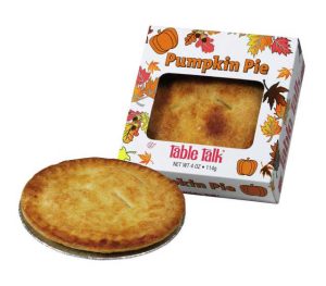 4″ Table Talk Snack Size Pumpkin Pie - Table Talk Pies